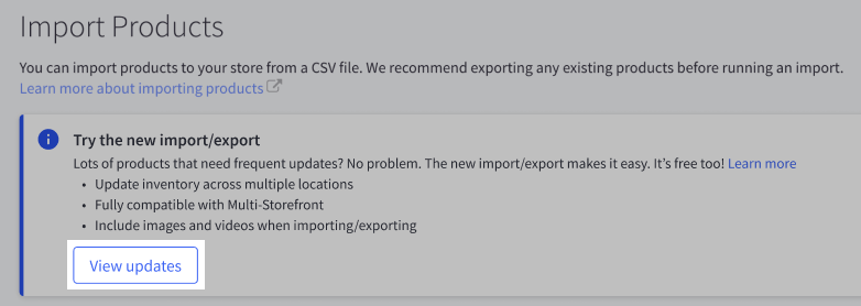 Importing and Exporting Multi-Location Inventory (Beta)